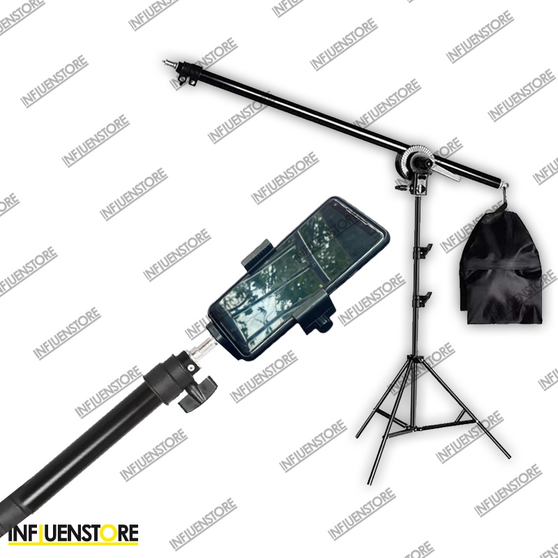 Jual Overhead Boom Arm + Plus Tripod Stand SPC01 Plus Phone Holder 360 ...