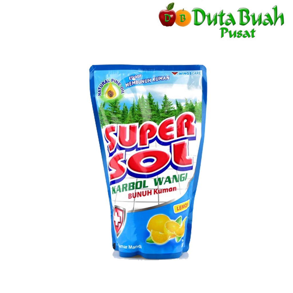 Jual DUTA BUAH Super Sol Karbol Lemon (800ml) | Shopee Indonesia