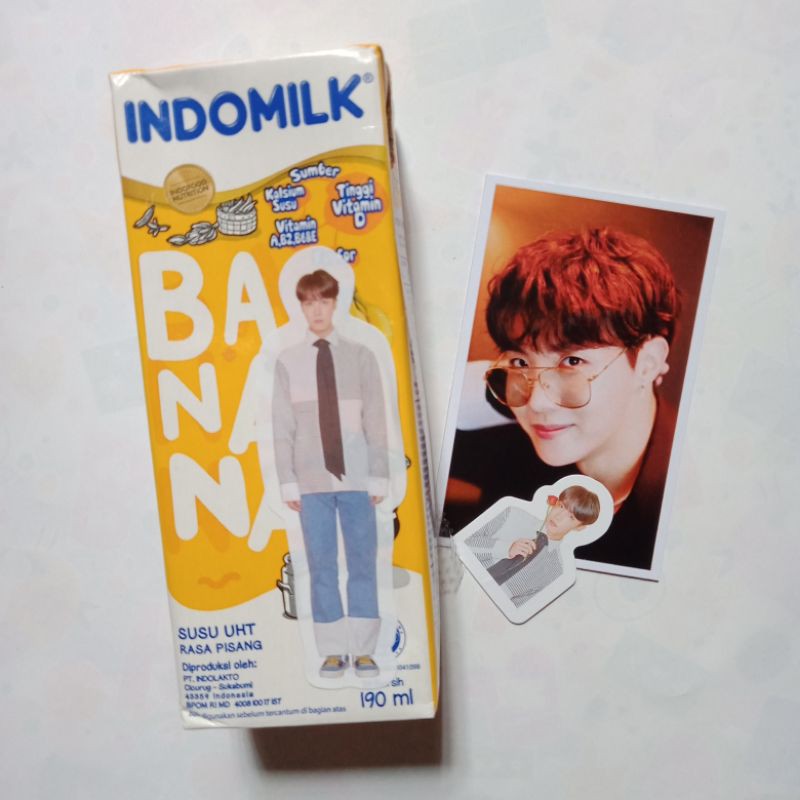 Jual [FREE PC & STICKER] Indomilk x BTS Banana Milk Uyu Susu Pisang ...