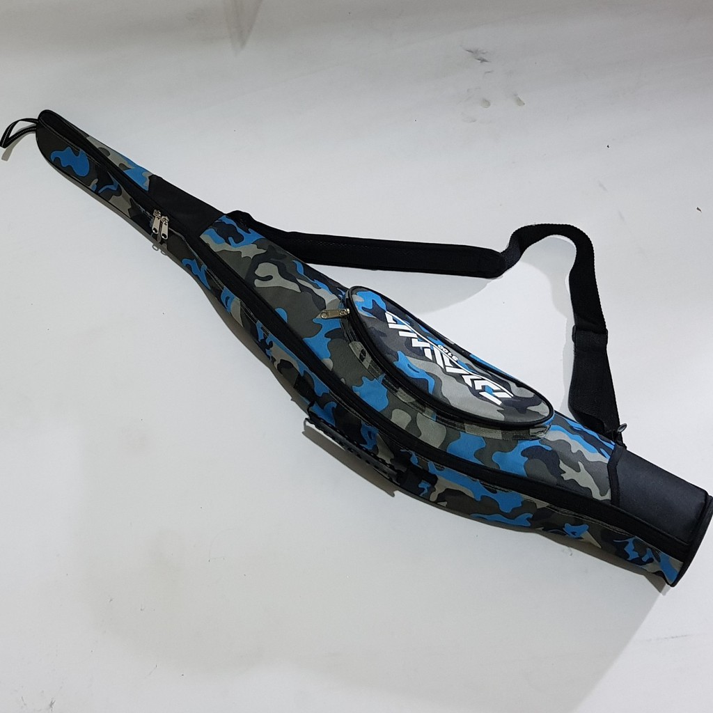 Jual Tas pancing 100 cm untuk 1 joran plus rill blue armi / tas pancing ...