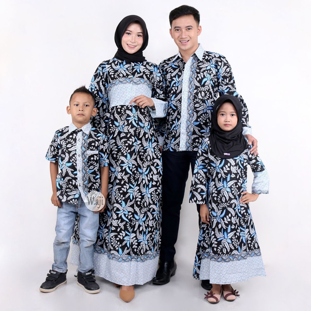 Jual Couple Keluarga Sarimbit Batik Family Seragam Nikahan Couple Batik ...