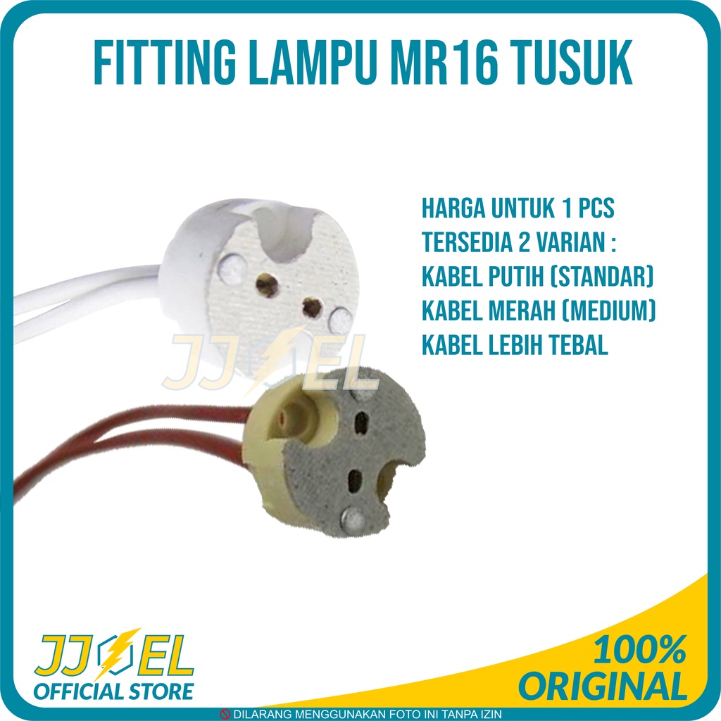 Jual Fitting Lampu MR16 Tusuk Halogen | Shopee Indonesia