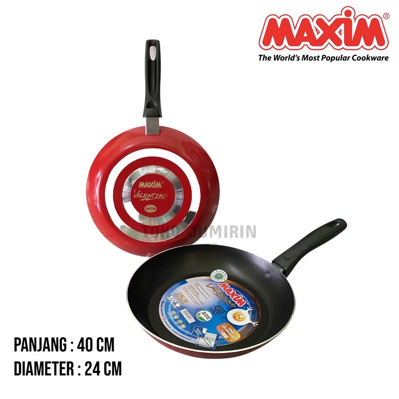 Jual Teflon Penggorengan Maxim 24 (FREE BUBBLEWRAP) | Shopee Indonesia