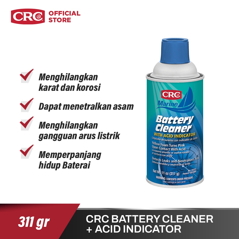 Jual CRC Battery Cleaner With Acid Indicator - 06023 | Shopee Indonesia
