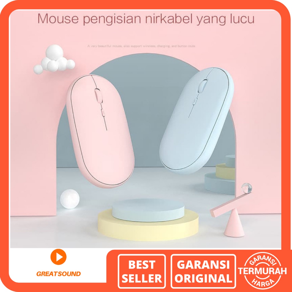 Jual Nuos Wireless Optical Mouse And Minimalism Mouse Wireless Mouse ...