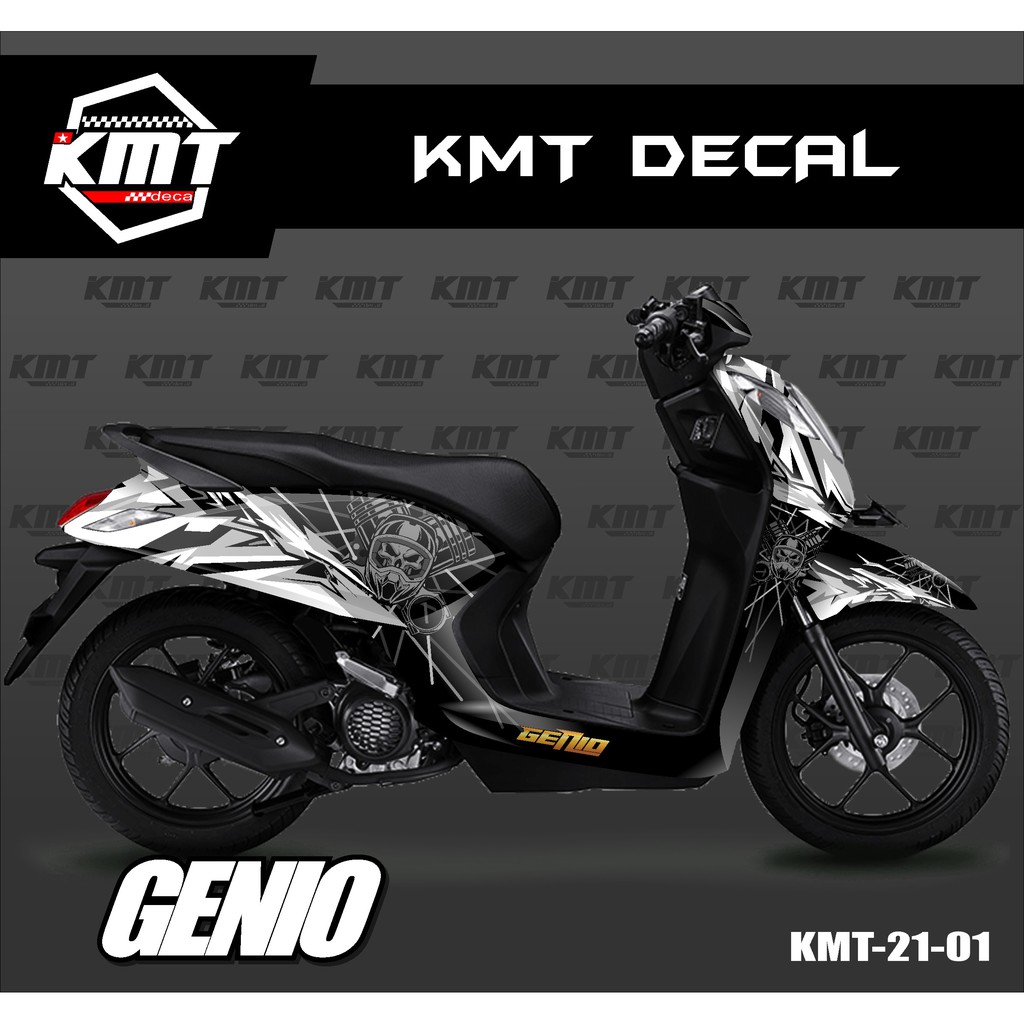Jual STICKER DECAL FULL HONDA GENIO DESAIN KMT -01 | Shopee Indonesia