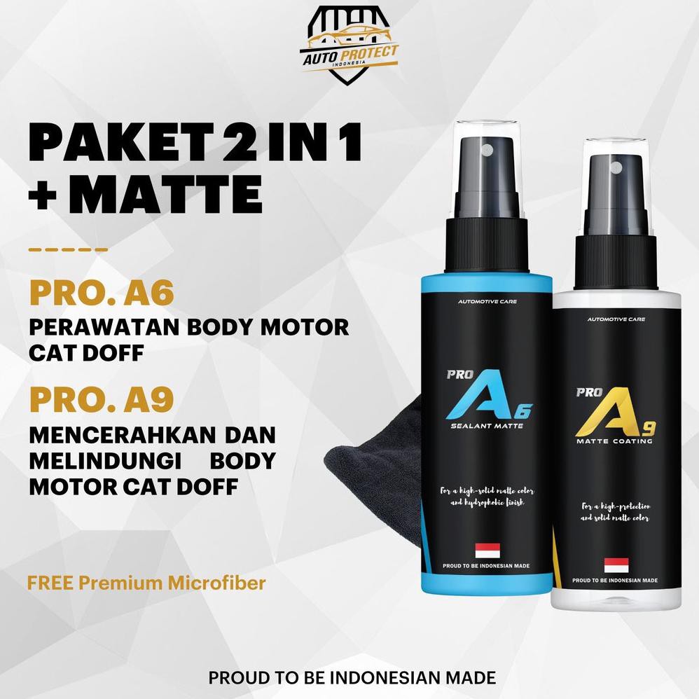 Jual KIT PENGKILAP POLES BODY NANO CERAMIC COATING CAT MATTE DOFF MOTOR MOBIL | PAKET 2 IN 1 ...