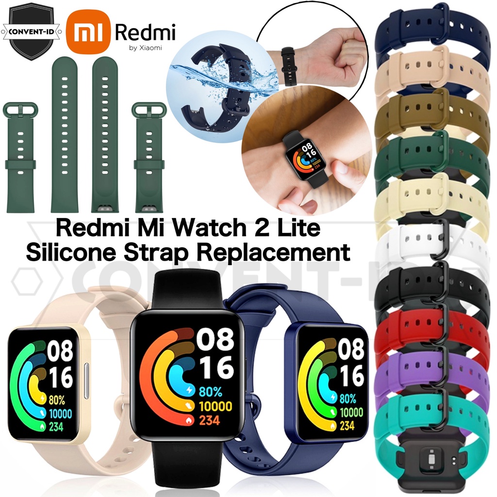 Jual Xiaomi Redmi Mi Watch 2 Lite Silicone Strap Replacement - Strap Tali Karet Jam Tangan ...