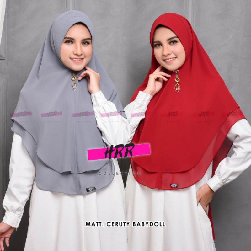 Jual HIJAB 2 LAYER OVAL / HIJAB INSTAN CERUTY BABYDOLL / HIJAB SYAR'I ...