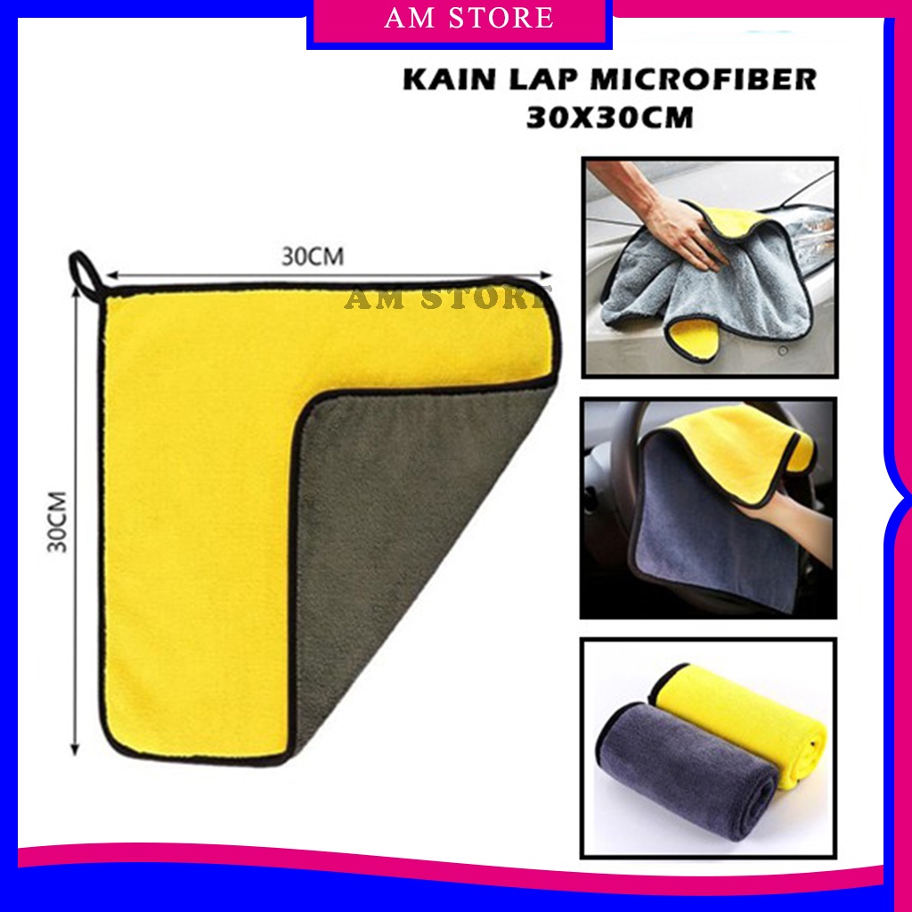 Jual Kain Lap Body Mobil Dan Motor Mikrofiber / Kain Pembersih Body ...