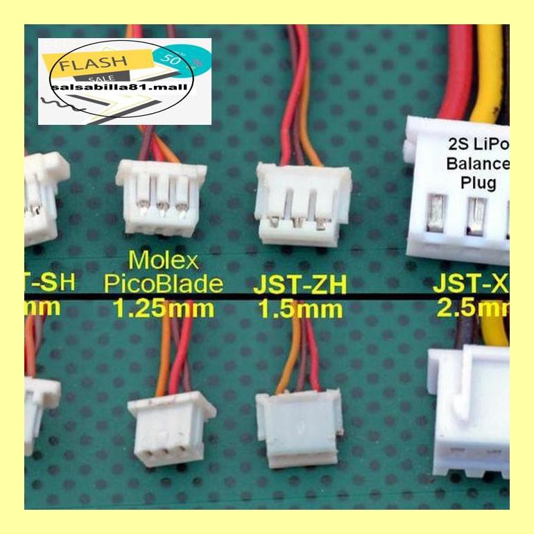 Jual 50Ttrem Jst-Sh : 1Mm Spacing, 8 Pin Female Micro Connector Re20Domt | Shopee Indonesia