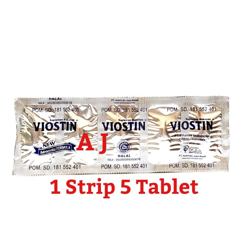 Jual Viostin New ( Halal) - Eceran 1 Strip | Shopee Indonesia