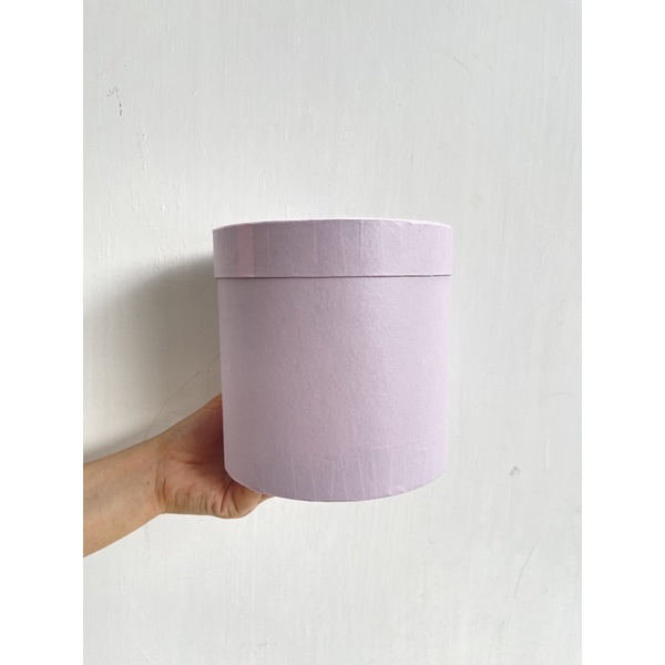 Jual BLOOM BOX 15cm diameter | KOTAK BULAT BOX BUNGA | Shopee Indonesia