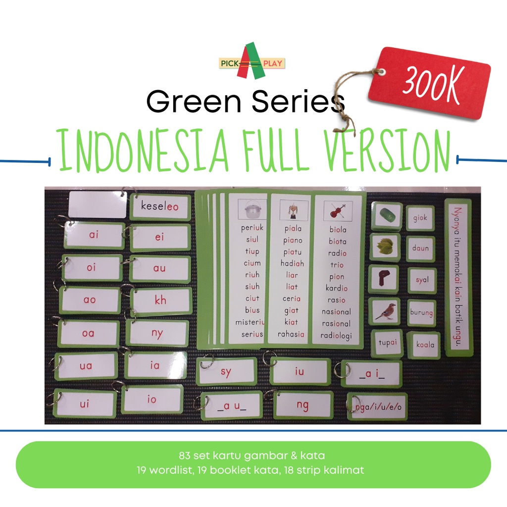 Jual Green Series Montessori B.Indonesia Full Version | Shopee Indonesia