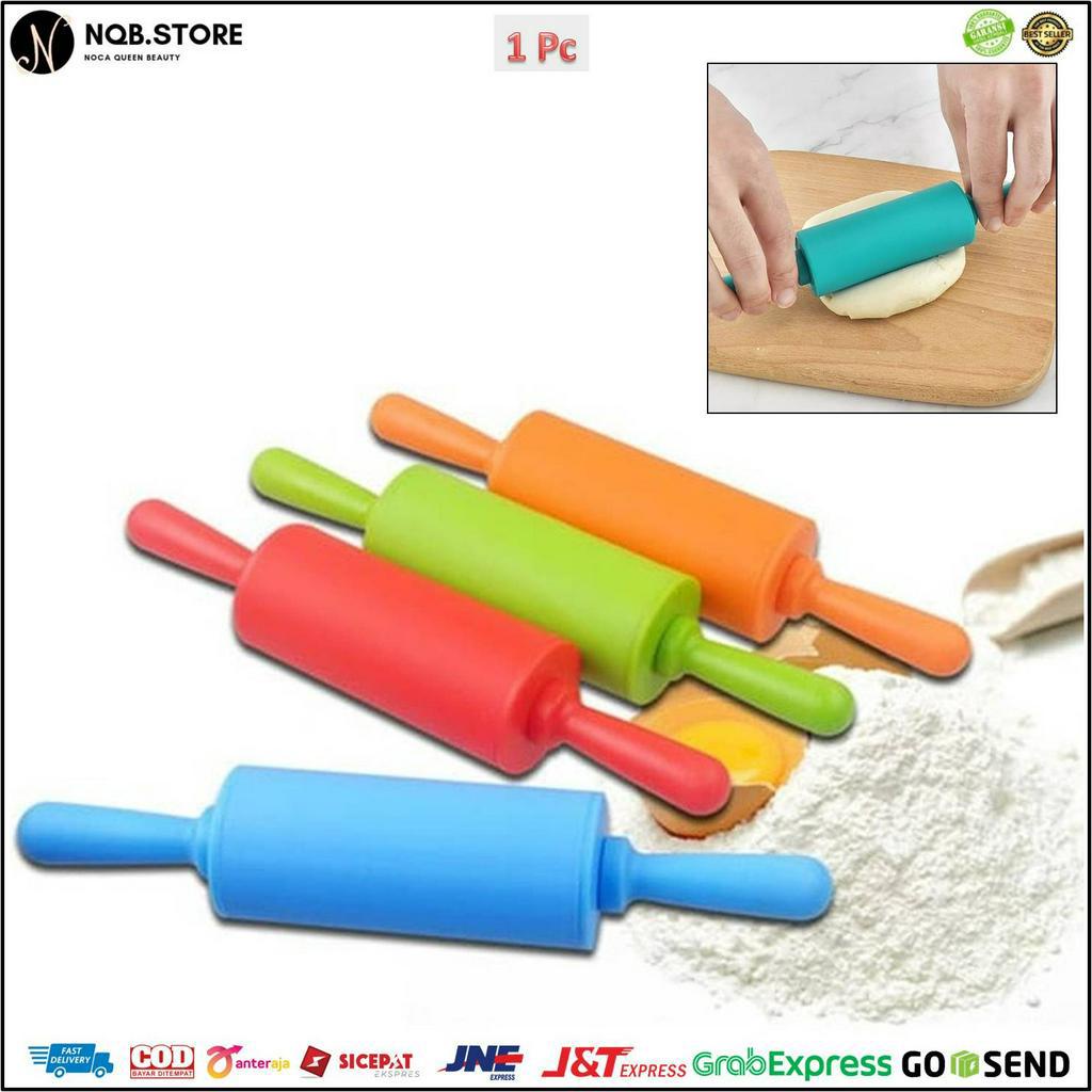 Jual NQB - Roller - Alat Penggiling Adonan Bahan Plastik SILIKON Rol ...