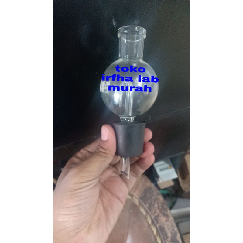 Jual labu rangkaian destilasi volume 100ml pyrex murah | Shopee Indonesia