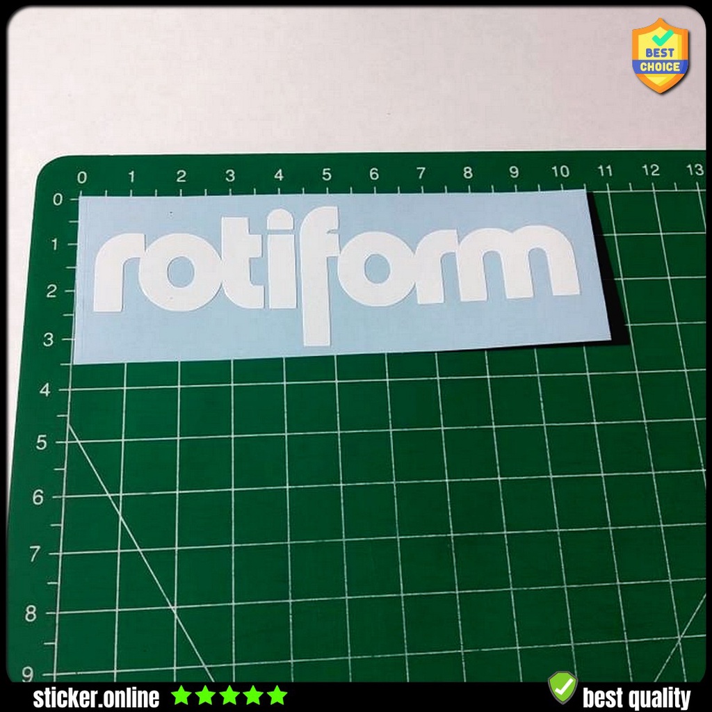 Jual Cutting Sticker Stiker Rotiform | Shopee Indonesia