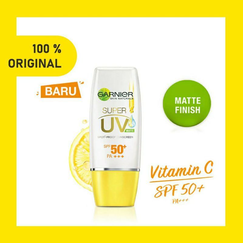 Jual Garnier Super UV Spot Proof Sunscreen SPF 50+ PA+++ Skin Care – 30 ...