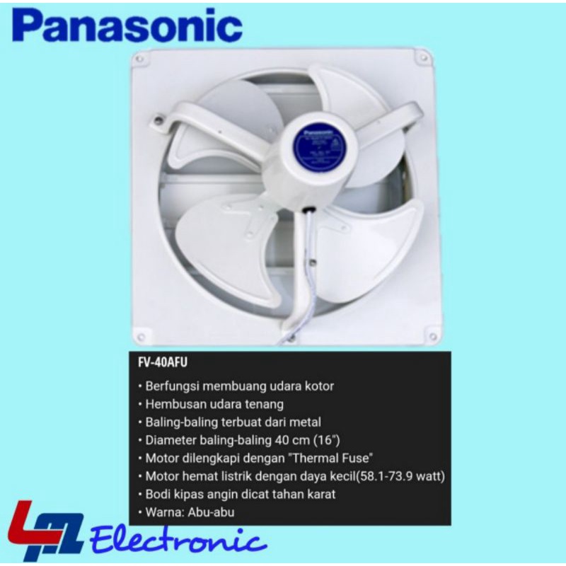 Jual PANASONIC Exhaust Fan Industrial 16 inch FV40AFU / FV-40AFU ...