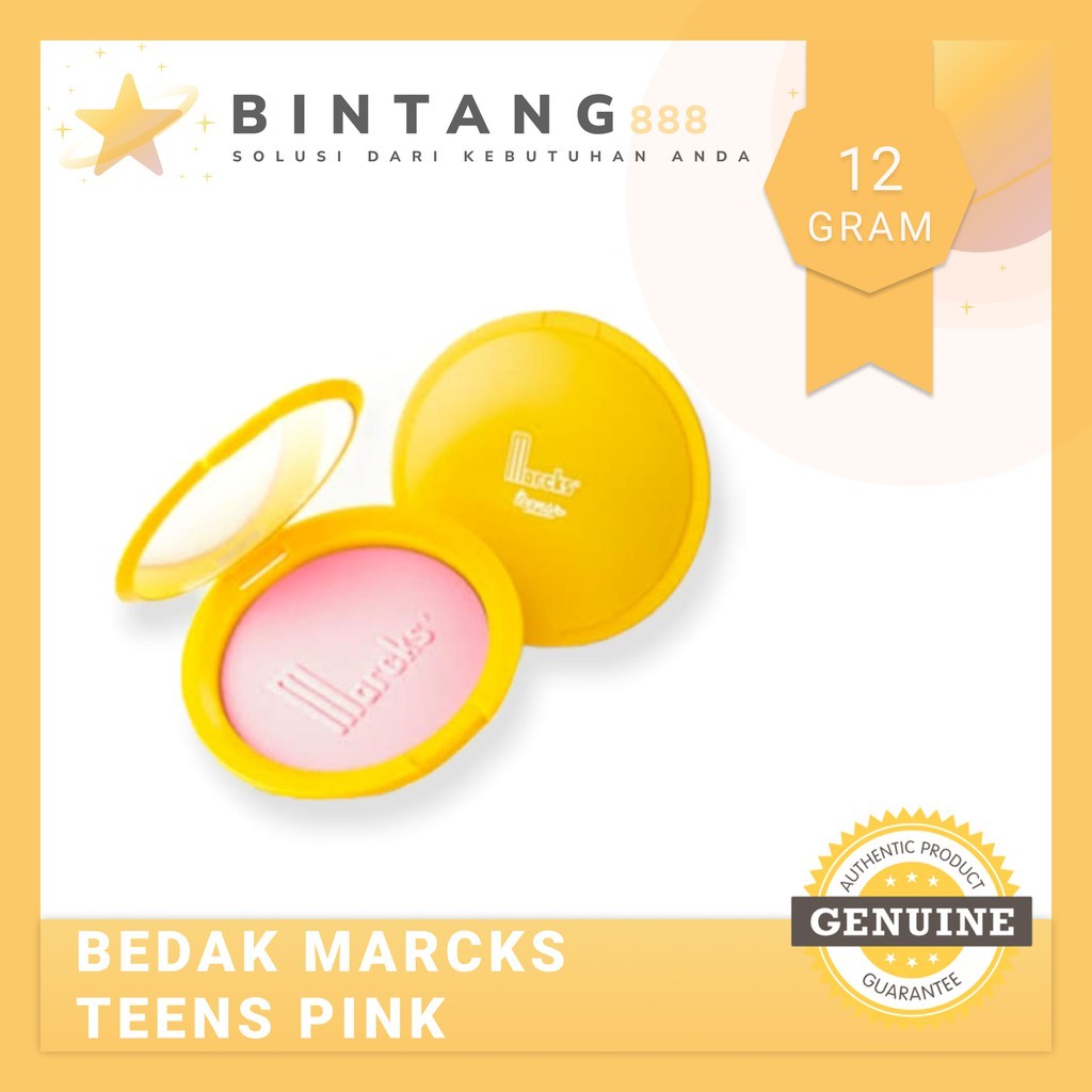 Jual Bedak Marcks Teens Teen Compact Powder 12g (pink ) | Shopee Indonesia