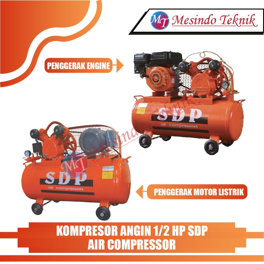 Jual KOMPRESOR ANGIN 1/2 HP SDP AIR COMPRESSOR | Shopee Indonesia