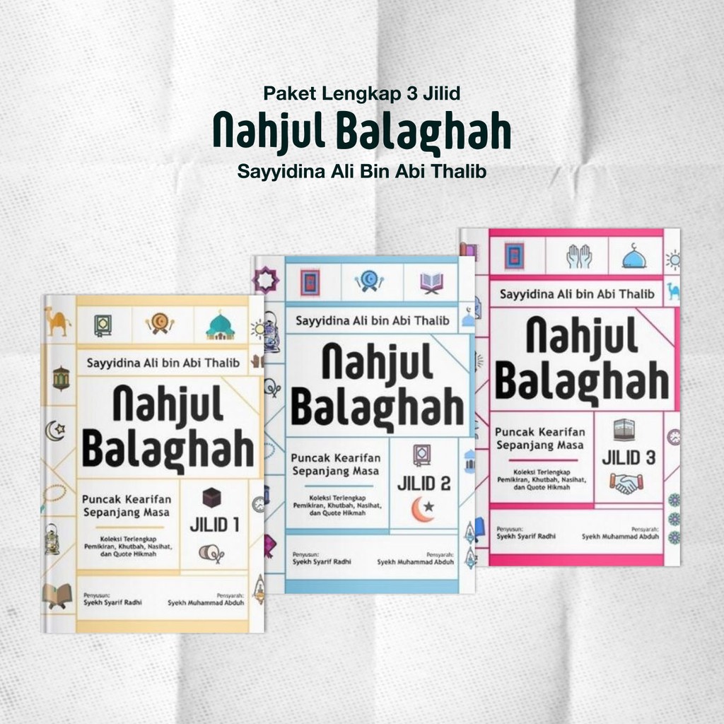 Jual Iyig - Paket Buku Nahjul Balaghah/Nahjul Balaghah/Kitab Nahjul ...