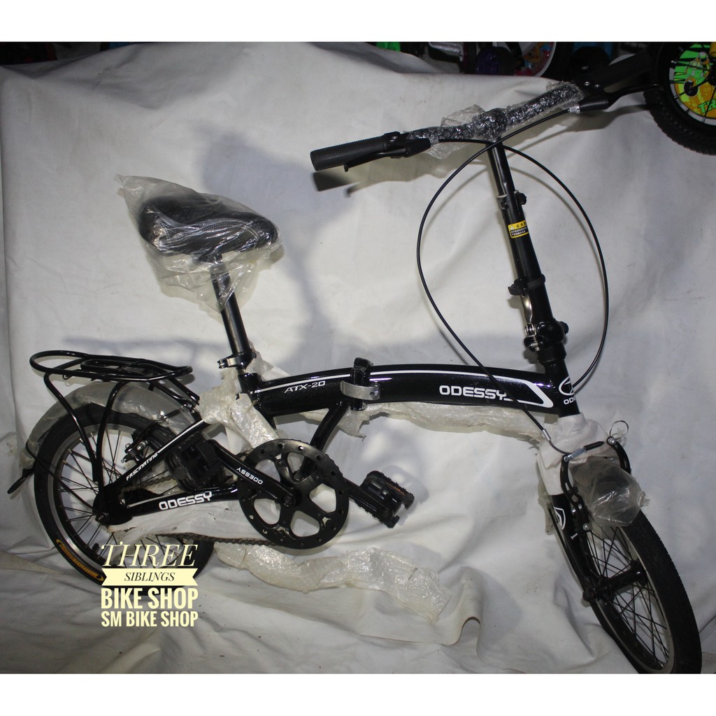 Jual SEPEDA LIPAT ODESSY ATX-20 16 INCH WARNA HITAM | Shopee Indonesia