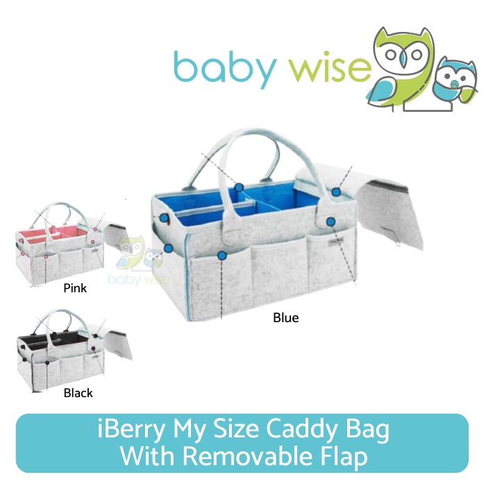 Jual iBerry My Size Caddy Bag With Removable Flap | Shopee Indonesia