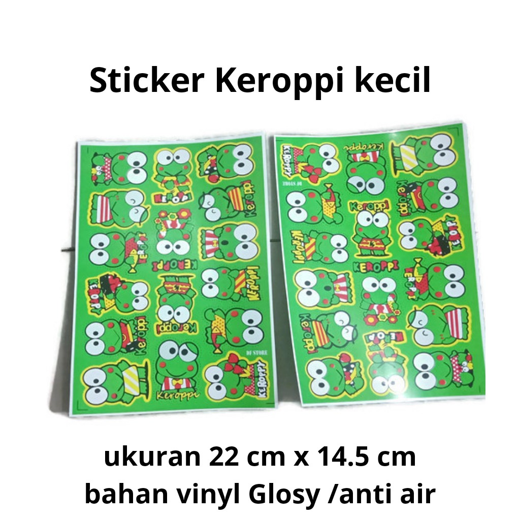 Jual Sticker Keroppi vynil A5 sticker | Shopee Indonesia