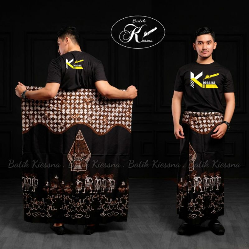 Jual SARUNG BATIK PRINT MOTIF WAYANG PUNAKAWAN | Shopee Indonesia