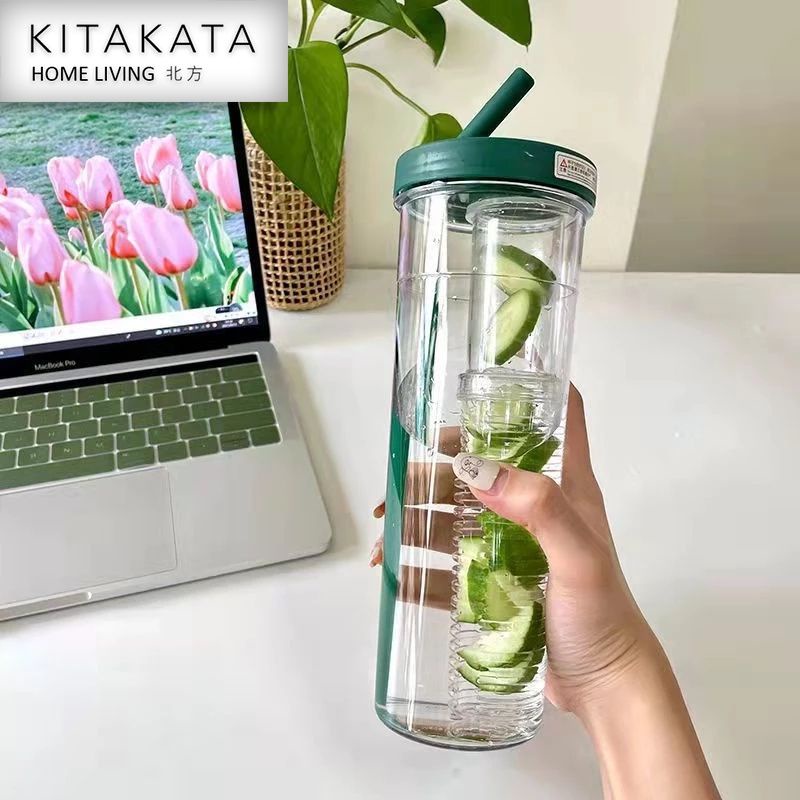 Jual BOTOL MINUM INFUSED WATER + SEDOTAN 1000ML BOTOL INFUS | Shopee ...