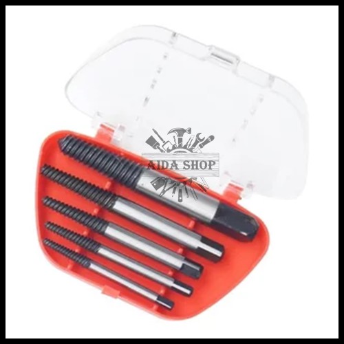 Jual Mata Bor Obeng Tab Balik SET 5 Mata Bor Screwdriver Extractor Tap ...