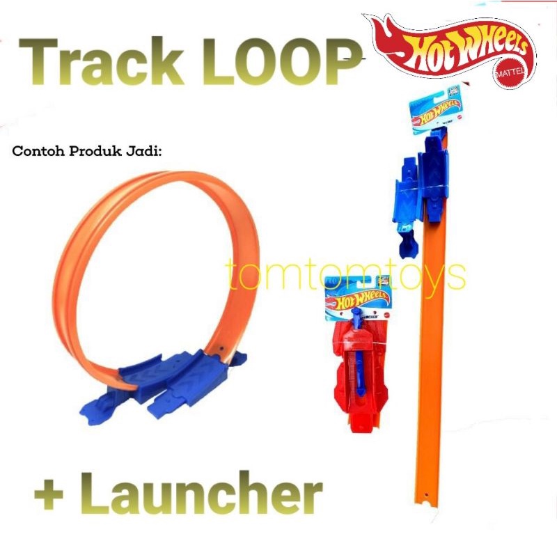 Jual Hot Wheels LOOP Track Diecast HotWheels Track Builder Loop ...