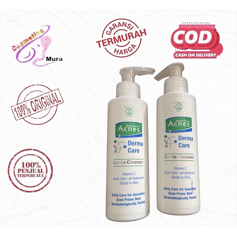 Jual PROMO (in,ix) ACNES DERMA CARE GENTLE CLEANSER 120 GR - SENSITIF ...