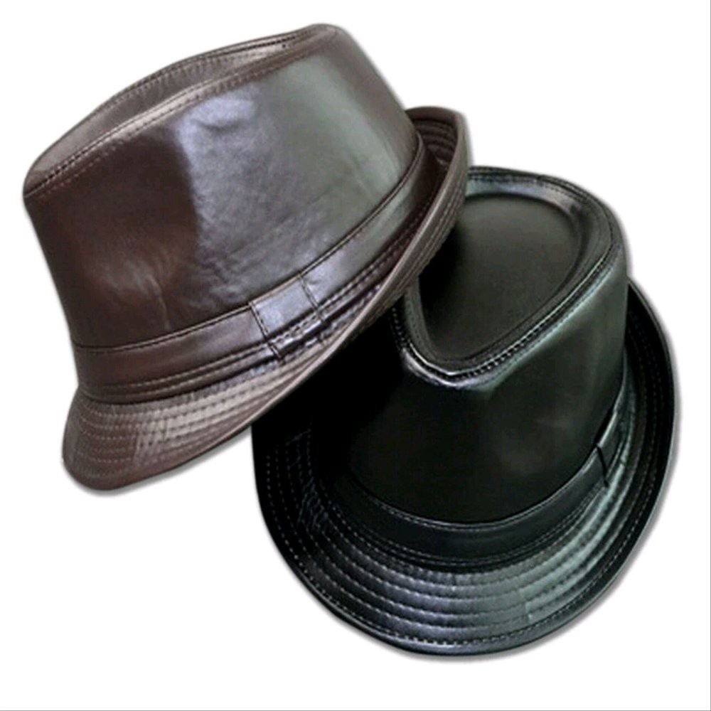 Jual topi kulit asli untuk pria TOPI PRIA KULIT ASLI TOPI TOMPI ...