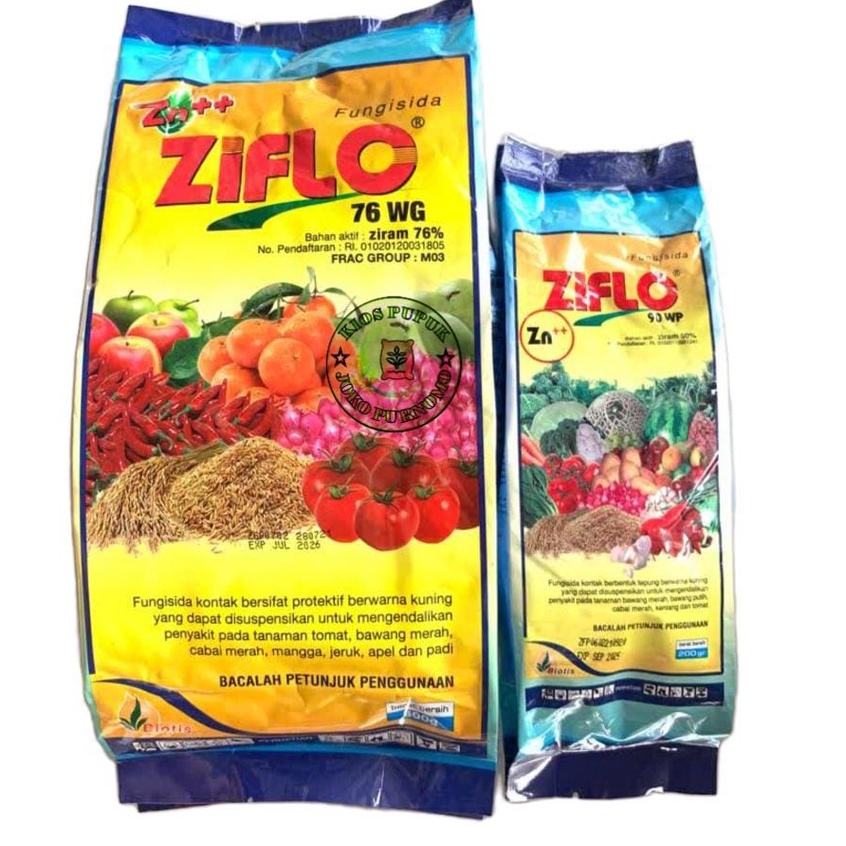 Jual ZIFLO 76 WG 200GR - 800GR FUNGISIDA ( Ziram 76% ) | Shopee Indonesia