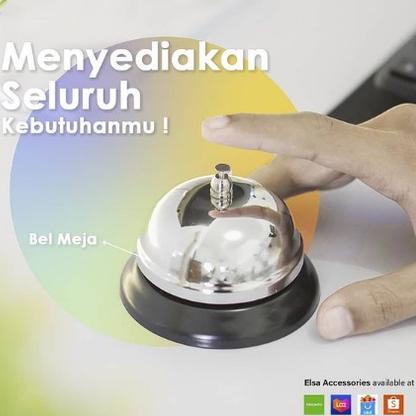 Jual S4le⭐! Kasir Bell Ringer untuk Cafe Calling Bell Stainless Bel ...