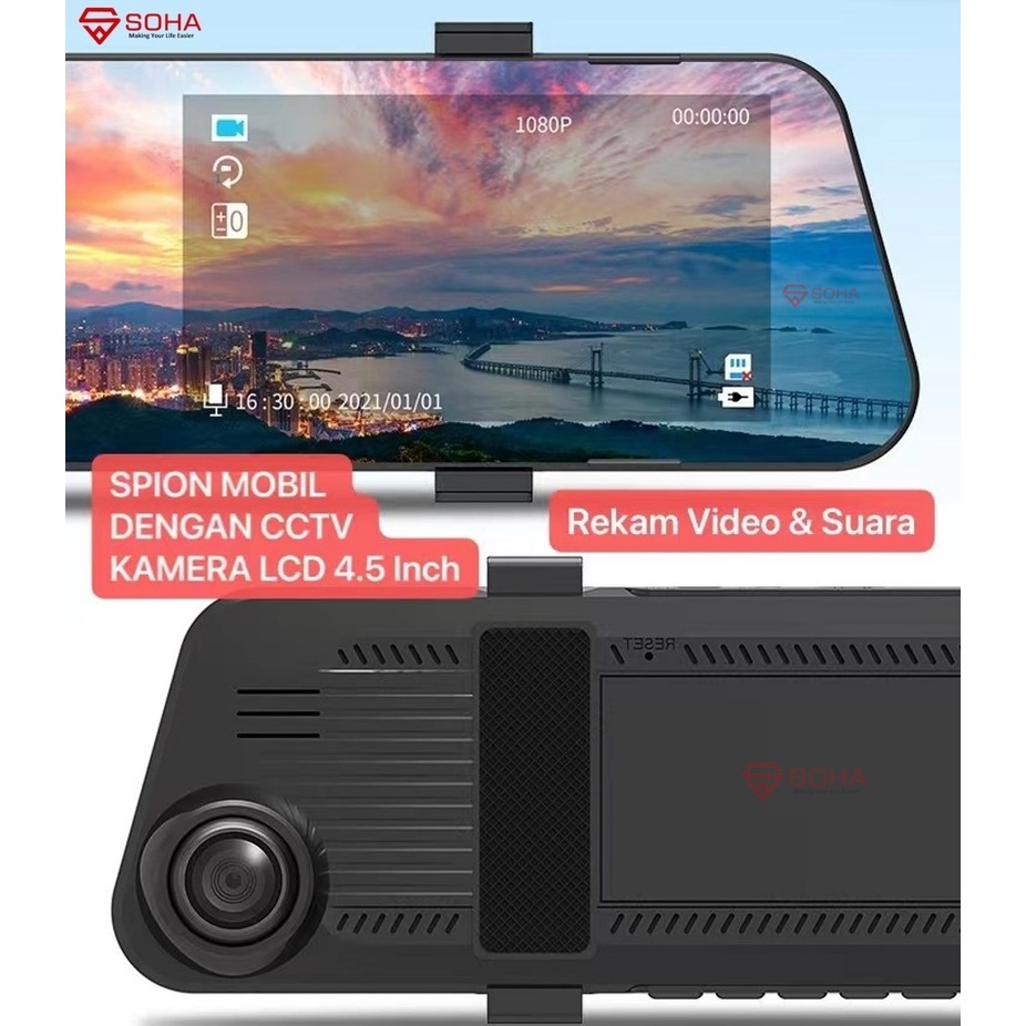 Jual AM-30 DVR Kamera Mobil Spion CCTV Mobil DVR Dasbor Cam di Spion 2 ...