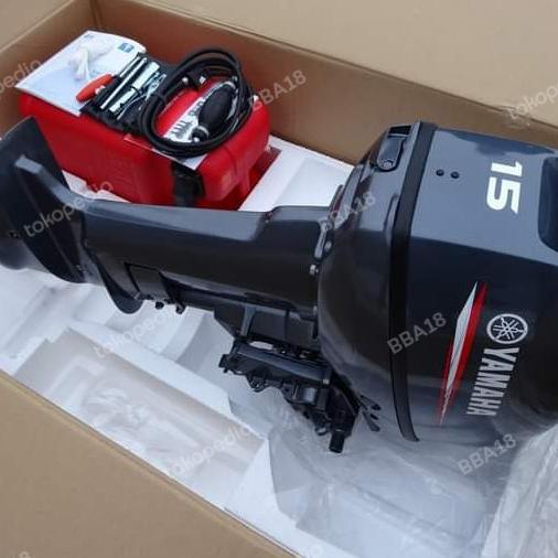 Jual Mesin Motor Tempel Yamaha Outboard 15Hp 15Pk 2Tak E15Dmhl | Shopee Indonesia