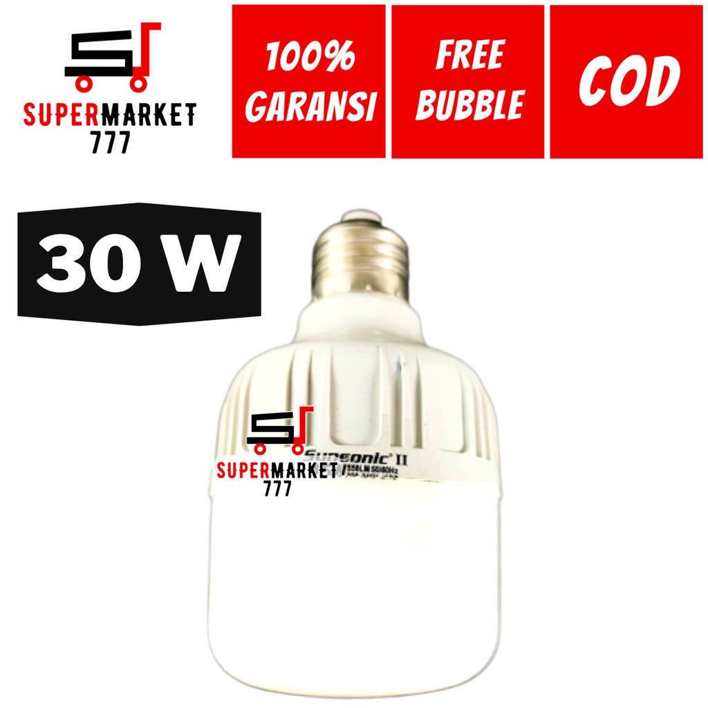 Jual LAMPU SUNSONIC LED LIGHT 30WATT LAMPU BULB BOHLAM BOLAM LED LAMP ...