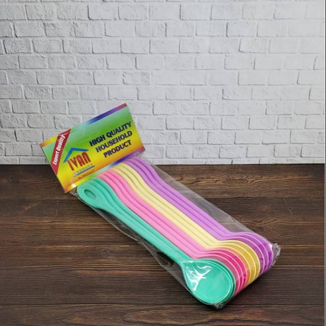 Jual SENDOK KECIL PLASTIK IPAN 2 PCK / 2 LUSIN SENDOK TEH SENDOK GARAM ...