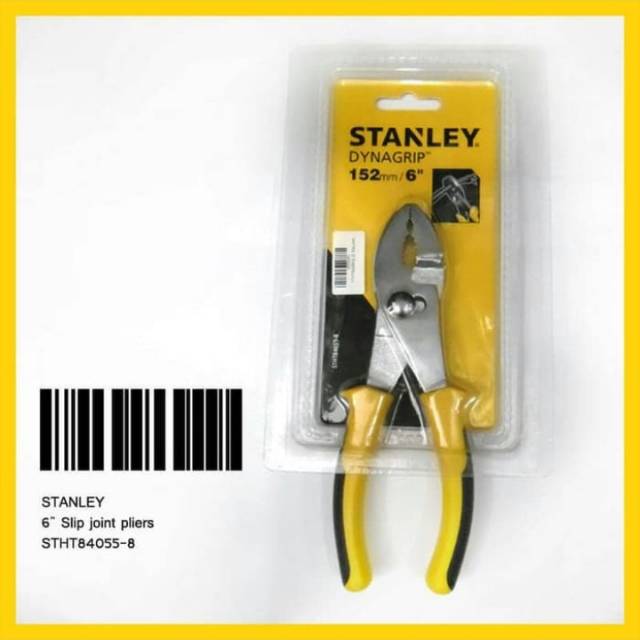 Jual Tang 6" - 152mm Dynagrip Slip Joint Pliers STHT84055 stanley ...