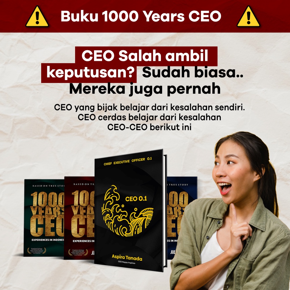 Jual Buku Pengalaman CEO | insight bisnis | Shopee Indonesia