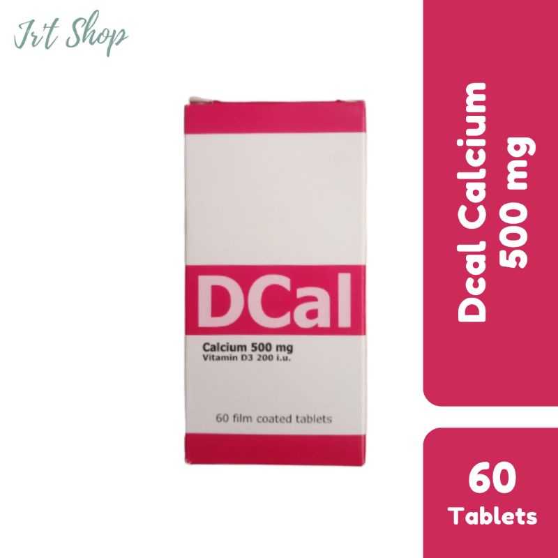 Jual Dcal Calcium 500 Mg D3 200 Iu 60 Tab | Shopee Indonesia