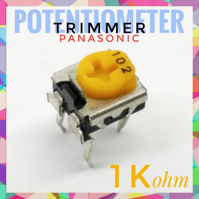 Jual Trimpot PANASONIC 1Kohm , trimmer potentiometer | Shopee Indonesia