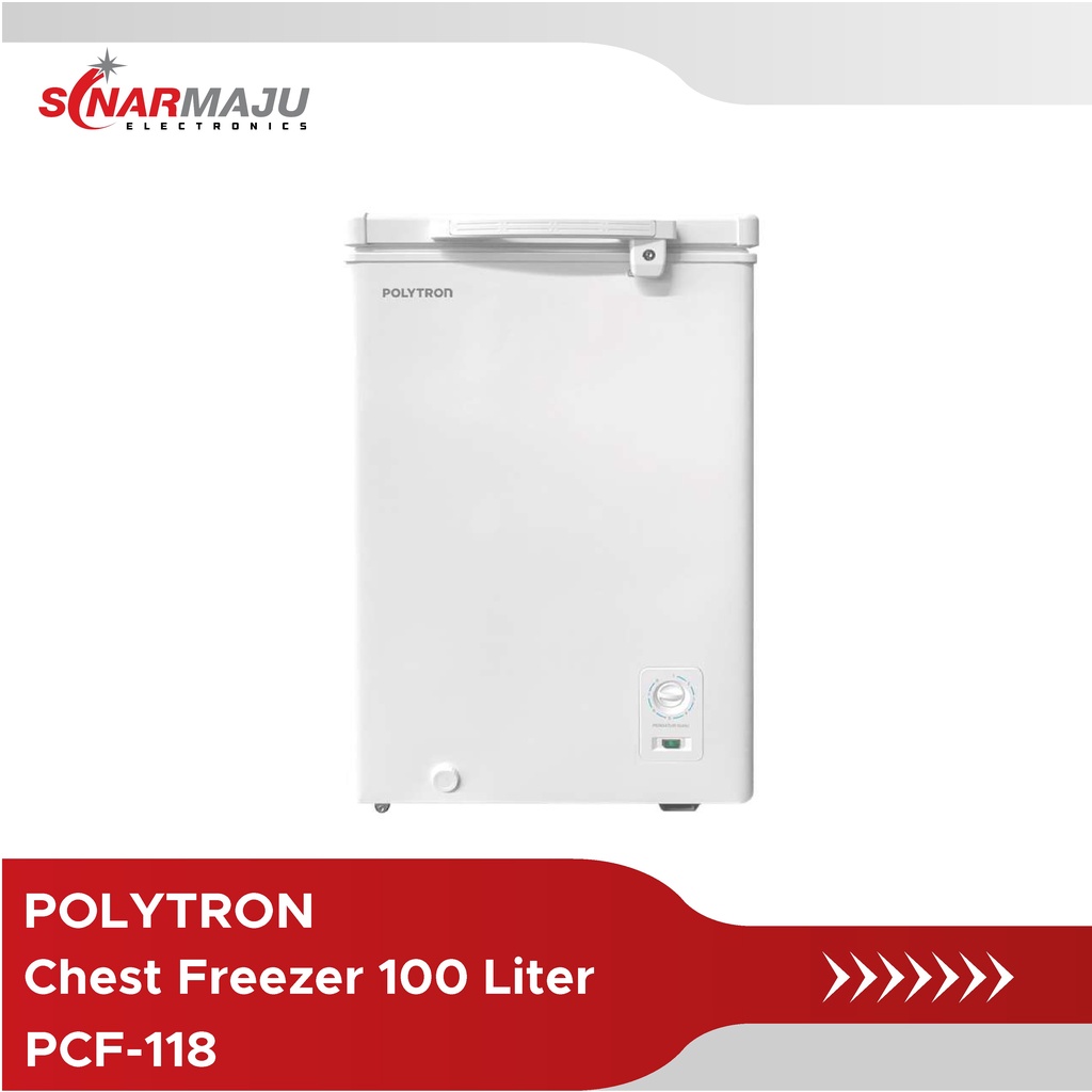 Jual Chest Freezer Polytorn 100 Liter PCF-118 PCF118 | Shopee Indonesia