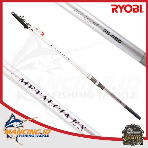 Jual Ryobi METALCIA EX Surf Rod Fuji Guide Joran Telescopic | Shopee ...