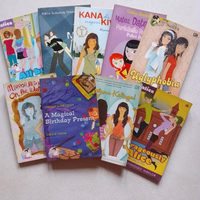 Jual Buku Cabutan Novel Seri TEENLIT ALL BUT ALICE...Judul ada pada ...