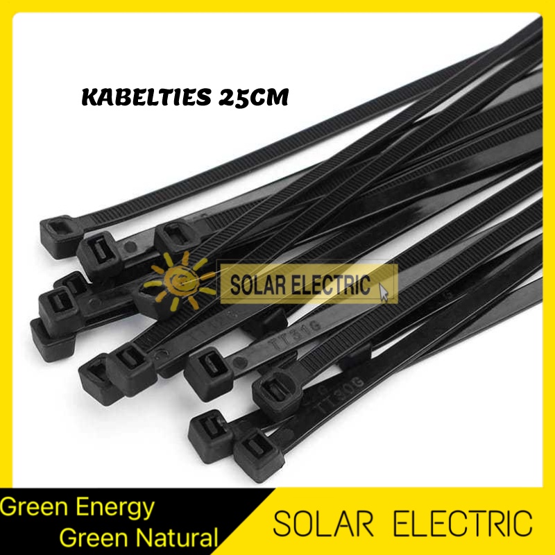 Jual Kabel Ties Cable Ties kabel ikat 3.6 x 250mm (25cm) Kualitas baik ...