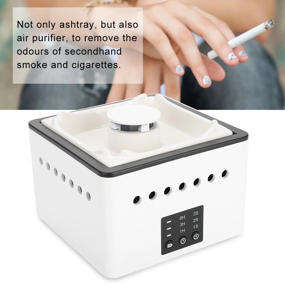 Jual Ashtray Desktop Rechargeable Air Purifier PM2.5 Filter - BW201 ...